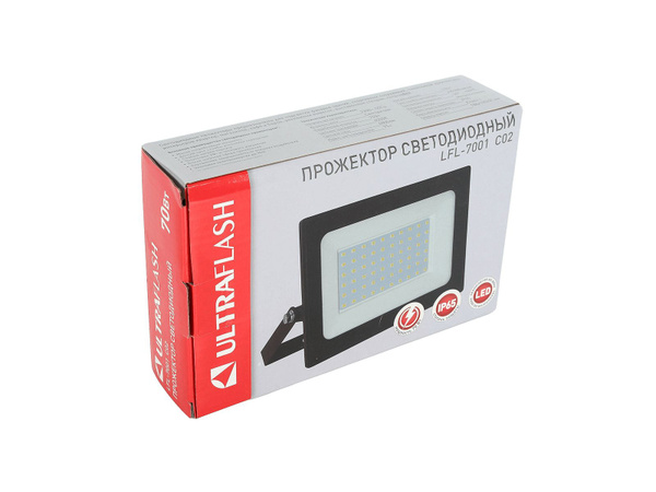 Прожектор Ultraflash, 872655 - купить по низким ценам в интернет-магазине OZON (873929757)