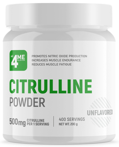 Спортивное питание, Аминокислоты, 4Me Nutrition Сitrulline powder, 200 ...