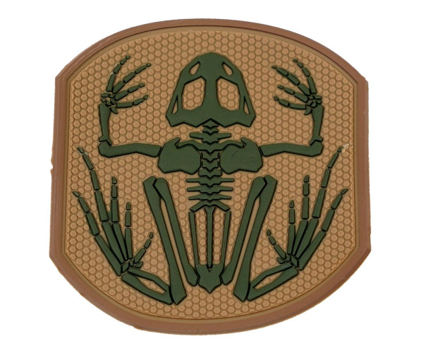 Шеврон EmersonGear Frog Skeleton PVC Patch-4 (Olive/Brown) - купить с доставкой по выгодным ...