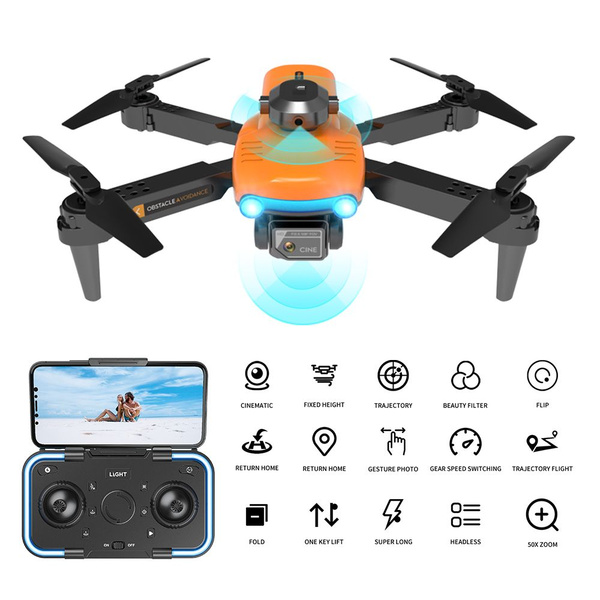 Беспилотник Квадрокоптер с двумя камерами 4K и HD FPV, полет до 20 мин ...