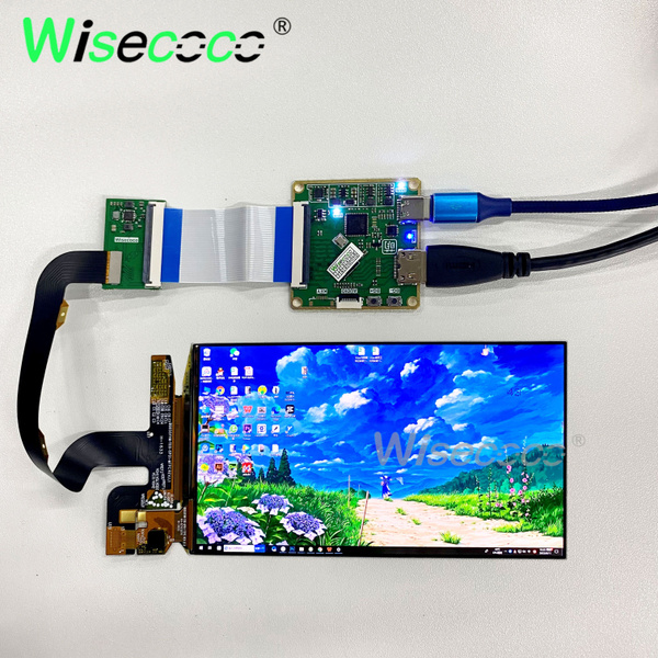 Монитор Wisecoco OLED 5,5 дюйма 1920x1080 сенсорный экран FHD AMOLED экран дисплей 60Hz USB-C ...