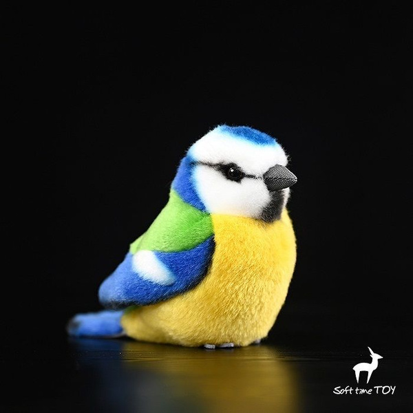 Оригинальная кукла серии Fat Chirp, кукла с синей синицей, имитирующая ...