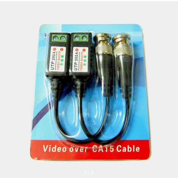 Система видеонаблюдения UTP 202A пассивный видео передатчик по UTP до ...