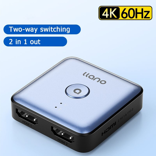 llano HDMI Splitter 4K/60Hz 2.0 HDMI Switch 2 в 1 выход/1 в 2 выход ...