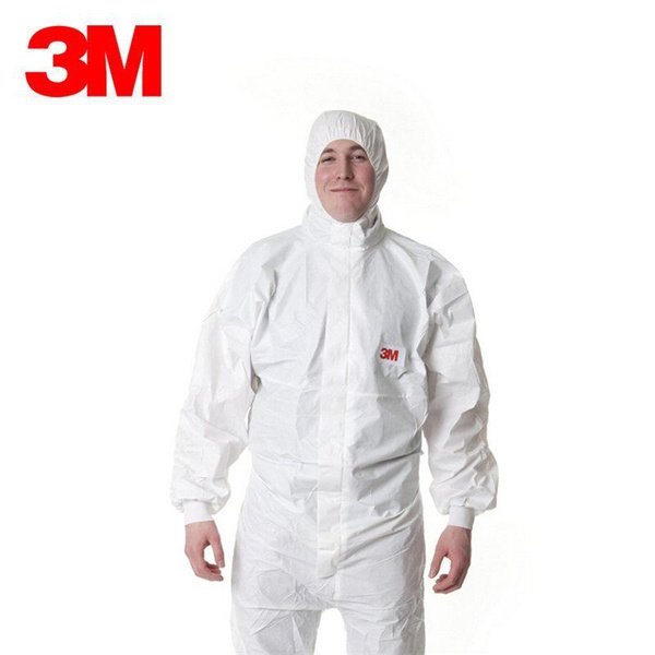 Характеристики 3M 4545 ,Белая цельная защитная одежда/спецодежда для ...