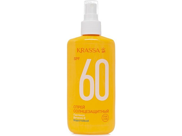 Спрей солнцезащитный SPF 60 KRASSA Spray sunscreen - купить с доставкой ...