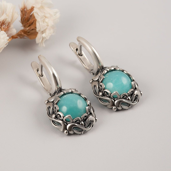 Milana Silver Серьги Оригинальные женские cерьги из серебра с ...