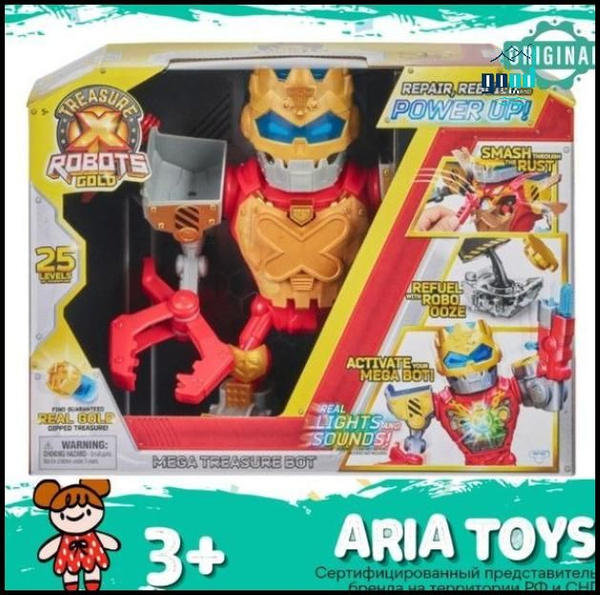 Игровой набор Раскопки Робот Мегабот со звуком и светом Treasure X ...