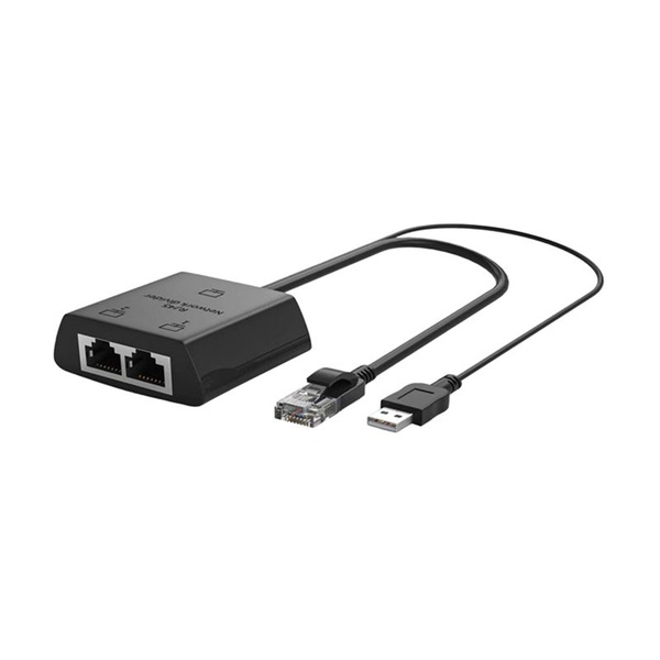 (O K F G) Разветвитель RJ45 на 1-2 Ethernet-адаптера, совместимый ...