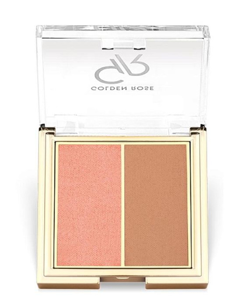 Golden Rose Румяна Iconic Blush Duo, тон 03 Rosy Bronze - купить с ...