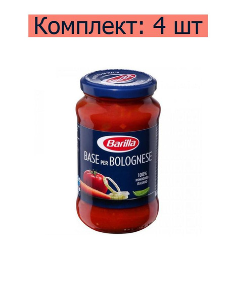 Barilla Соус томатный Base Per Bolognese Основа для болоньезе, 400 г, 4 ...