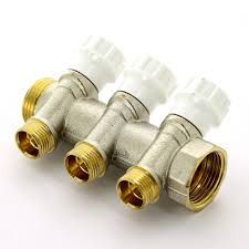 Коллектор НВ 3/4" с вентилями никелированный ITAP 3 выхода 1/2"Н 38мм купить на OZON по низкой ...