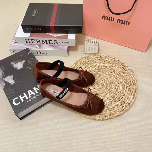 Балетки Женский Девочки Miu Miu размер 41 Италия купить C доставкой на Ozon по низкой цене