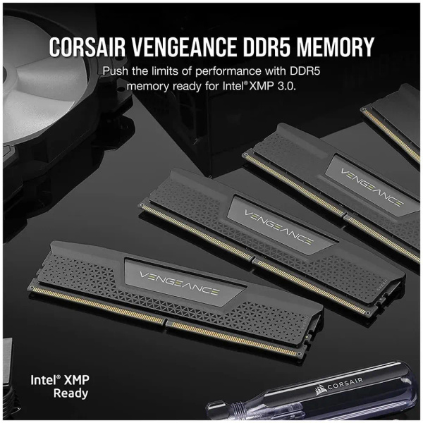 Характеристики Corsair Оперативная память VENGEANCE DDR5 Black 5200 МГц ...