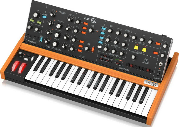 Behringer POLY D - аналоговый 4-х голосный полифонический синтезатор ...