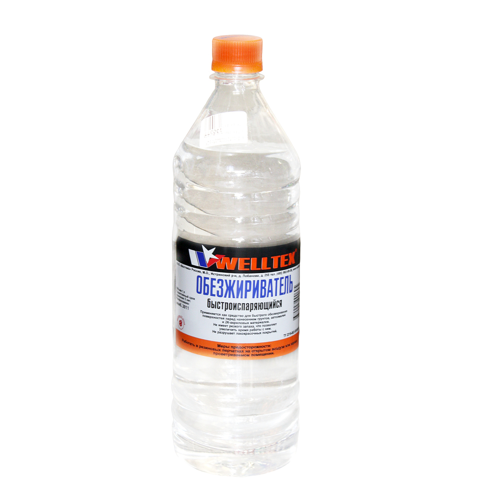 Обезжириватель быстроиспаряющийся 1л WELLTEX - Welltex арт. WELLTEX ...