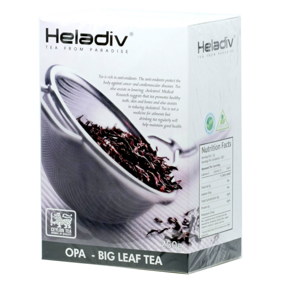 Чай листовой Heladiv OPA Big Leaf Tea (Крупнолистовой Чай, дизайн с ...