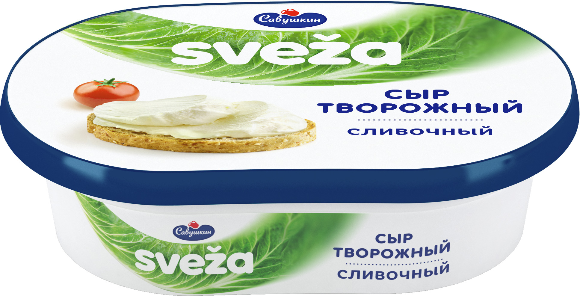Сыр творожный сливочный SVEZA, 60 %, 150 г — купить в интернет-магазине ...