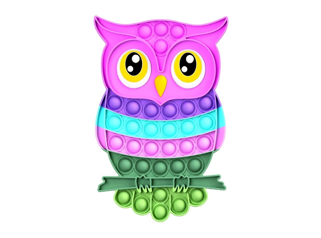 Pop It игрушка антистресс сенсорная пупырка ПОП ИТ сова — купить в ...