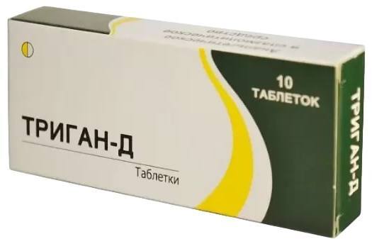 Триган-Д, таблетки, 10 штук — купить в интернет-аптеке OZON. Инструкции ...