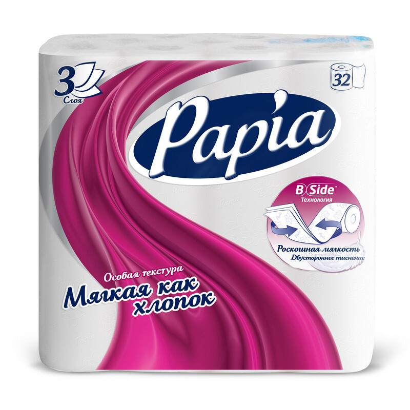 Papia Туалетная бумага - купить с доставкой по выгодным ценам в ...