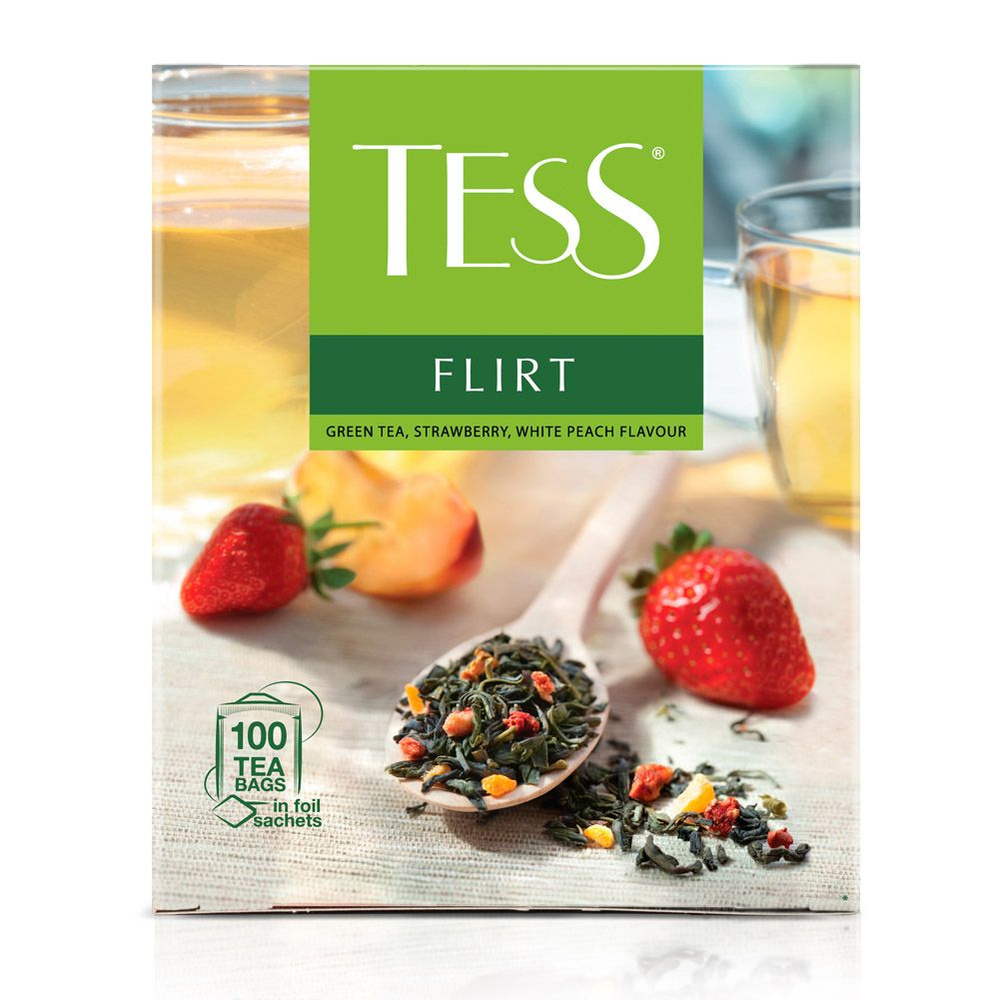Чай в пакетиках Tess Flirt 100 шт купить с доставкой по выгодным