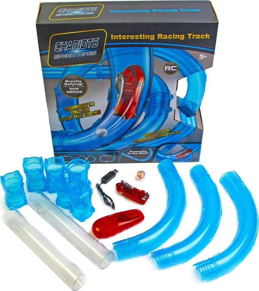 Гоночный трек в трубе Chariots Speed Pipes 16 деталей CH-022-5 ...