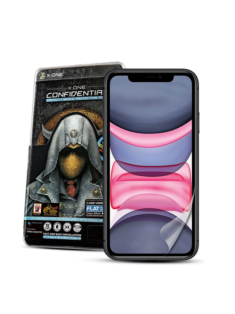 Противоударная защитная бронепленка для iPhone 11 X-ONE Confidential на ...
