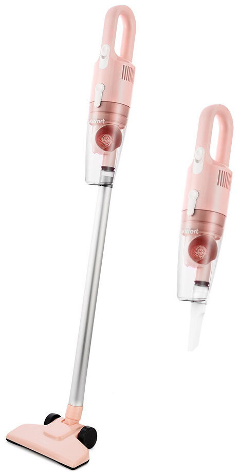 Вертикальный пылесос Kitfort KT-586-3, розовый - купить по низким ценам в интернет-магазине OZON