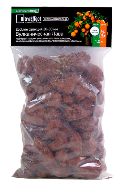 Субстрат & Дренаж Вулканическая лава UltraEffect EcoLine фр. 20-30мм 1 ...