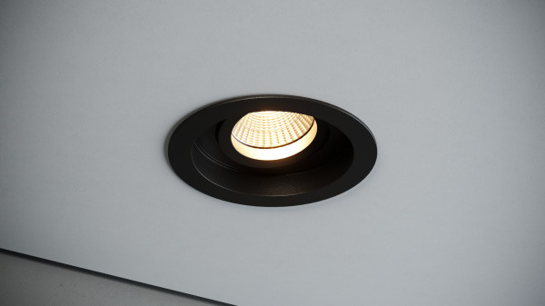 Quest Light Светильник встраиваемый, поворотный, черный, под лампу GU10 ...