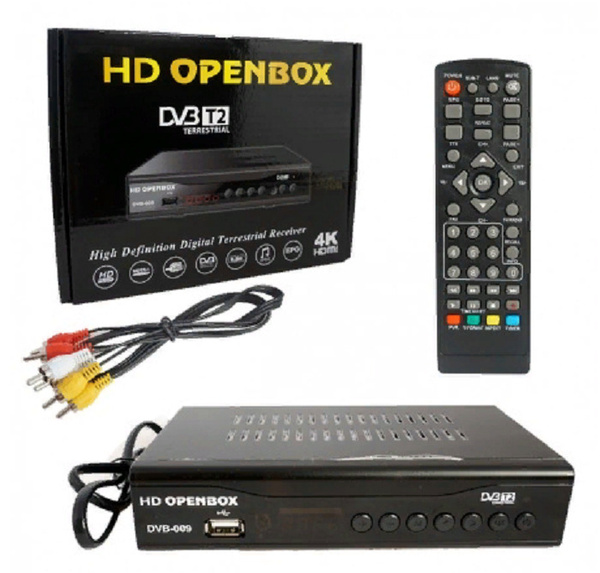 Цифровая приставка DVB-T2 HD OPENBOX DVB-009 Металлический корпус, Российская технология купить ...