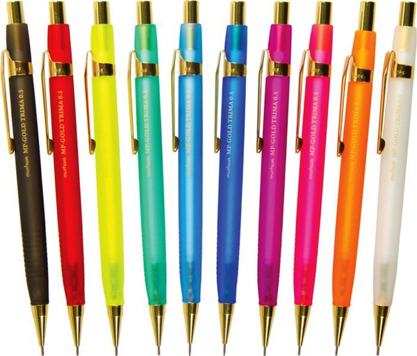 Карандаш механический с ластиком MunHwa MP Gold Trima, твердо-мягкий - купить с доставкой по ...