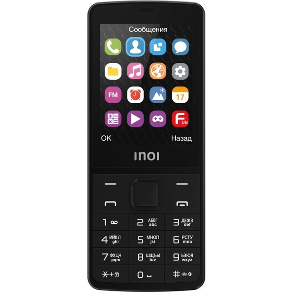 Мобильный телефон INOI INOI281, черный - купить по выгодной цене в ...