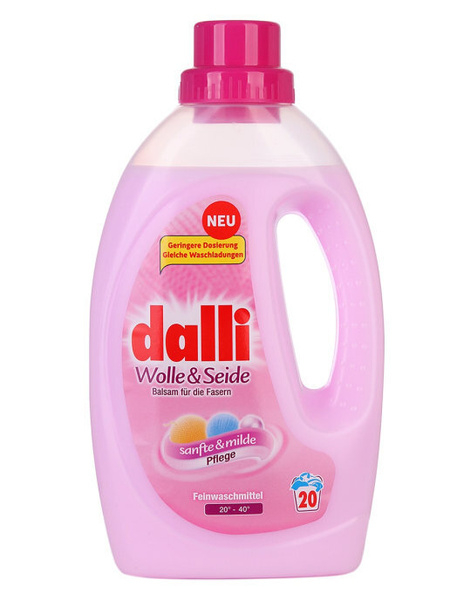 Гель для стирки шерсти и шёлка Dalli Wool and Silk 20 стирок 1,1 литр - купить с доставкой по ...