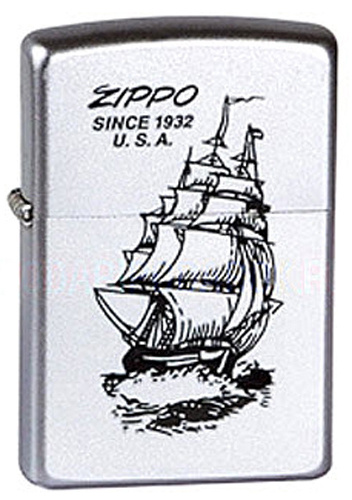 Оригинальная бензиновая зажигалка ZIPPO Classic 205 Boat-Zippo с ...