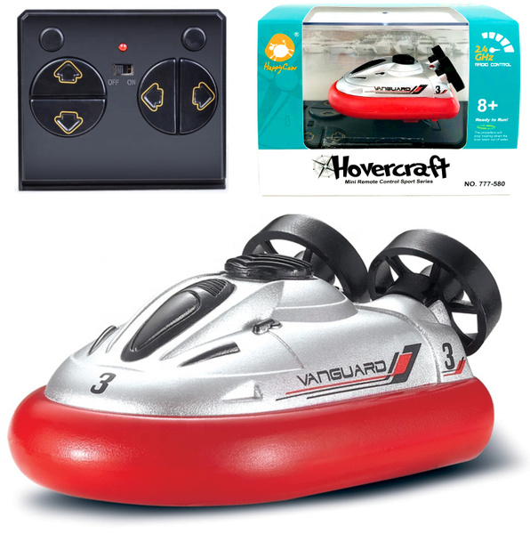 Радиоуправляемый катер на воздушной подушке Hovercraft, движение вправо ...