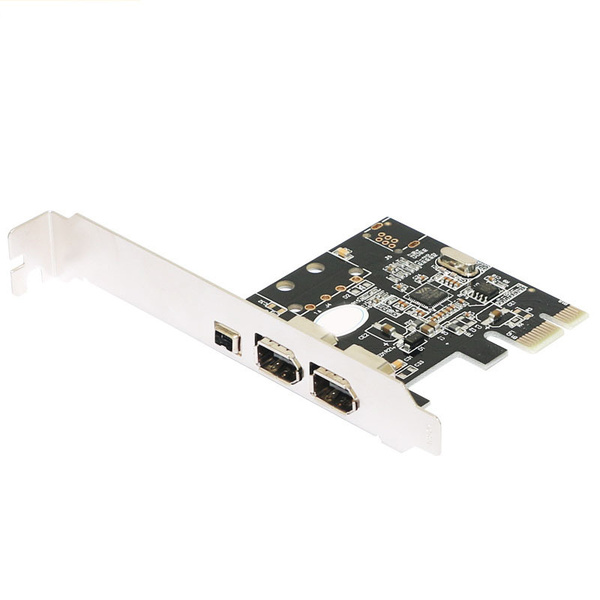 Плата PCI-E 1 на 1394 3 порта DV HD карта видеозахвата Pcie на 1394A 6 ...