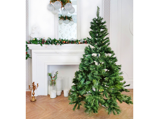 Елка искусственная новогодняя ель 210см, 1200 веток на металлической ...