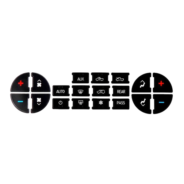 Ac Dash Button Repair Kit Decal Stickers Замена для - купить с ...