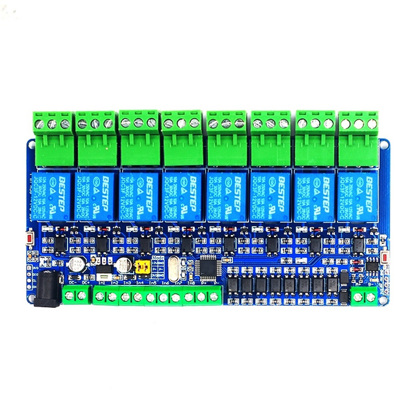 Для Arduino Rs485 Modbus Rtu 12 В 8 битный релейный модуль Ttl 8