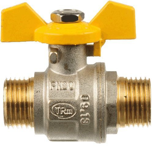 Кран шаровой TeRma-R газ. 1/2"н/н бант 30564 - купить по низкой цене в ...