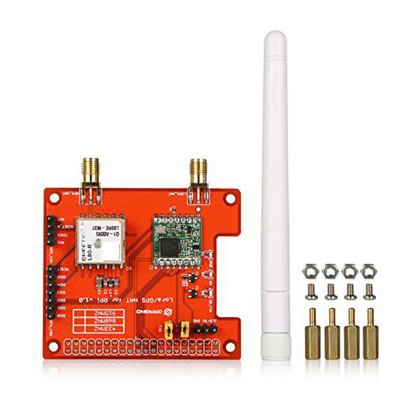 Модуль расширения LoRa GPS HAT, совместимый с LoRaWan и GPS, 868 МГц ...