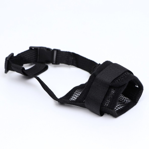 Намордник сетчатый с двойной фиксацией, размер S, чёрный - купить с ...