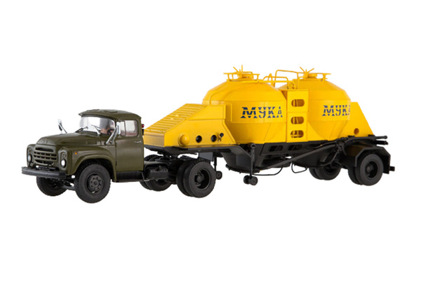 Модель коллекционная ZIL-130B1 with K4-AMG semi trailer floater (ussr ...