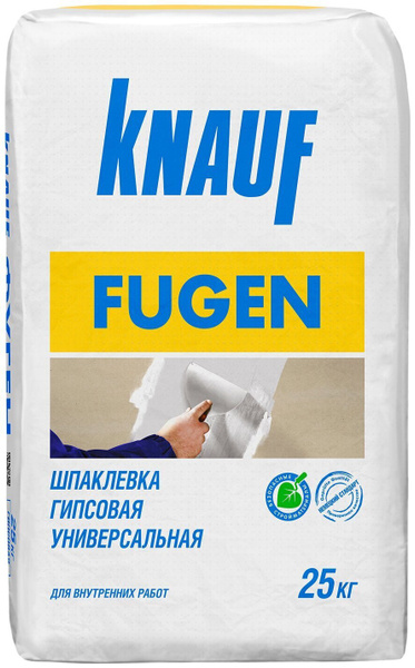 Вопросы и ответы о Шпаклевка Гипсовая Универсальная Fugen Knauf 25 Кг ...
