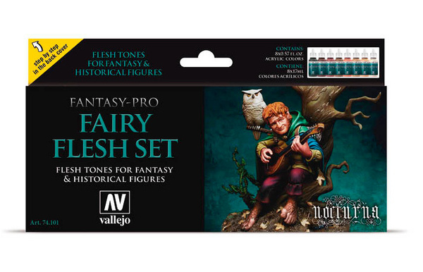 Набор красок Vallejo FANTASY-PRO FAIRY FLESH SET 8x17mI. купить на OZON по низкой цене (900233029)