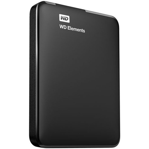Western Digital 1 ТБ Внешний жесткий диск (WDBUZG0010BBK-WESN), черный ...