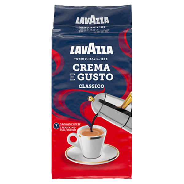 Кофе молотый Lavazza Crema e Gusto CLASSICO натуральный жареный темной ...