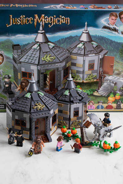 Конструктор пластиковый Гарри Поттер "Хижина Хагрида: спасение Клювокрыла 11343" 520 деталей ...